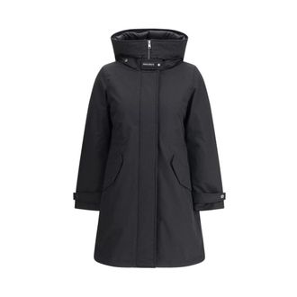 Woolrich 3-in-1 Parka Jacke Baumwoll Design - - Coats - Damen - Schwarzk - XS