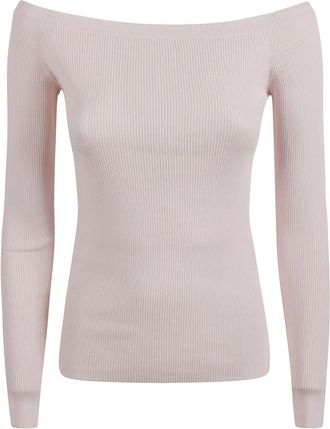 P.A.R.O.S.H. Bootausschnitt-Pullover - - Knitwear - Damen - Rosa - M