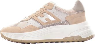 Hogan Femme, Chaussures, Beige, Taille: 38 1/2 EU H669 Baskets