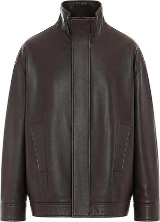 Arma Blouson En Cuir - Marron