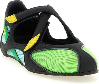 The Attico Floor 01 Ballet Flat - Black