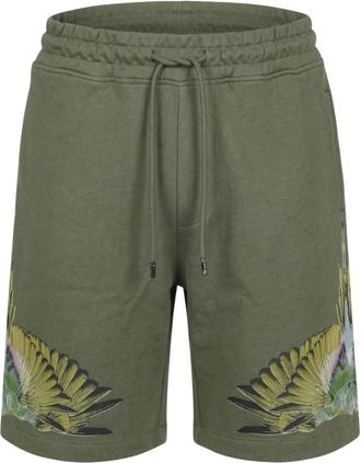 Marcelo Burlon Homme, Shorts, Vert, Taille: XL Wings Motif Shorts