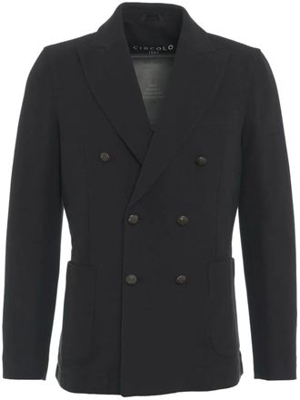 Circolo 1901 blazer à boutonnière croisée - Noir