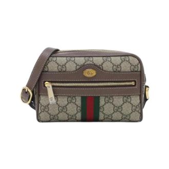 Gucci Sac bandouli&egrave;re GG Supreme Pre-owned - Femme - Pre-owned - Beige - Taille: ONE Size