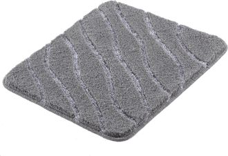 Kleine Wolke Badteppich Tram Anthrazit 55 x 65 cm