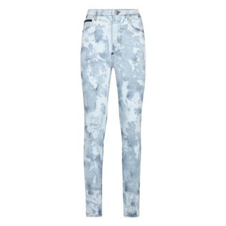 Philipp Plein Super High Waist Jegging - - Jeans - Damen - Blau - W30