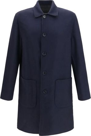 Etro Manteau R&eacute;versible en Laine M&eacute;lang&eacute;e Soho - Homme - Manteaux - Bleu - Taille: S