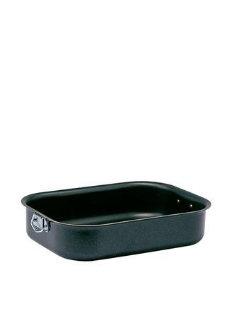 Ballarini Ballarini Firenze Rechteckige Ofenform, Cortan, Schwarz, 35 x 25 cm