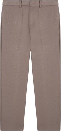 Emporio Armani Homme, Pantalons, Beige, Taille: L Pantalon en tissu armur&eacute; &agrave; effet gaufr&eacute;