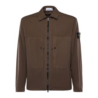 Stone Island Homme, Vestes, Beige, Taille: M Light Vestes