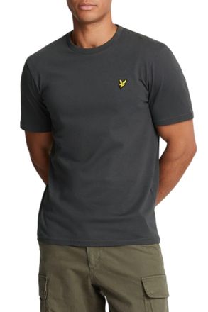 Lyle & Scott T-Shirt Herren | mit Rundhals-Ausschnitt und kurzen Ärmeln | mit goldenem Adler-Logo auf der Brust | XS - XXL