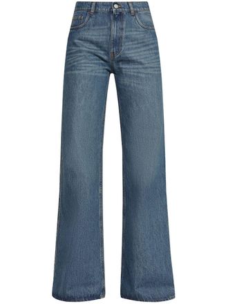 Coperni Jeans mit ausgestelltem Bein - Blau