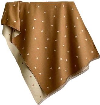 Generic YUJIEBB &Eacute;charpe double face en laine chaude pour femme Texture coeur Chauffe-cou Ch&acirc;le &eacute;l&eacute;gant et luxueux Stylev, kaki, 185 * 65CM