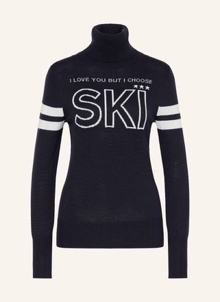 We Norwegians Rollkragenpullover Bibi Mit Merinowolle blau