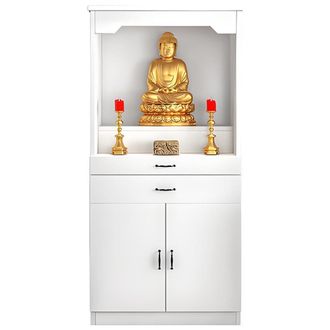 Generic Buddha-Altar, Gebetsaltar, pers&ouml;nlicher Buddha-Nischenaltar, chinesischer Meditationstisch mit Schublade, einfache Opfertische f&uuml;r Gebete
