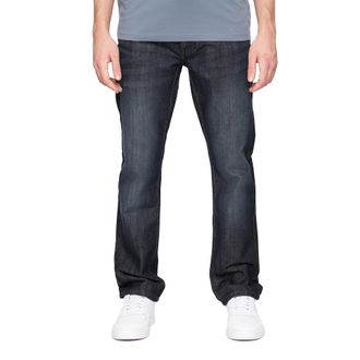 Crosshatch New Techno Jeans f&uuml;r Herren (Dunkle Waschung)
