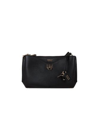 Guess Womens Shoulder Bag Black Polyurethane - Shoulder-Bags