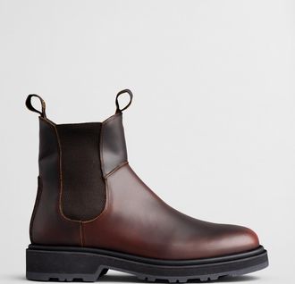 GANT Damen Wootlynne Chelsea Boot aus Leder (37) DEEP Braun