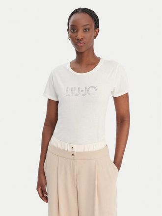 Liu Jo T-Shirt TA6056 JS923 &Eacute;cru Regular Fit