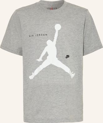 Nike Jordan T-Shirt Jumpman Grid Blur grau