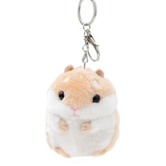 Generic Porte-cl&eacute;s hamster | Porte-cl&eacute;s doux et mignon | Pendentif en forme de cl&eacute; de dessin anim&eacute;, breloque hamster en peluche pour sac &agrave; main, sac, sac &agrave; ma