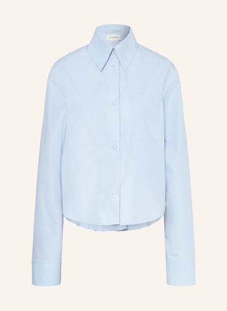 Sportmax Sportmax Hemdbluse Ceppo Mit Plissees blau