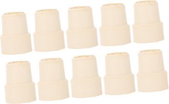 Valiclud 10 Stück Teiliges Labor Gummistopfen Konische Infusionsflaschen Stopfen Kompakte Praktische Abdichtung für Glas und Infusionsflaschen Einfache Handhab