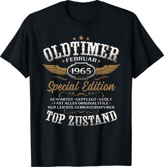 Generic 61. Geburtstag Oldtimer Februar Baujahr 1965 T-Shirt