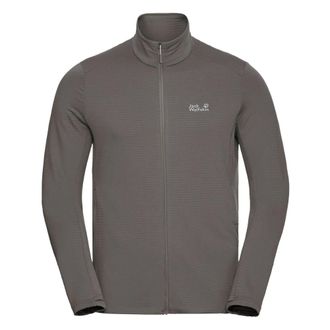 Jack Wolfskin Homme, Sport, Gris, Taille: M Litestride FZ Jacket