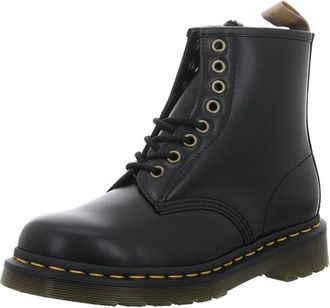 Dr. Martens Homme 8 Eye Boot, Black Norfolk Flat Black Borg Fleece, 44 EU