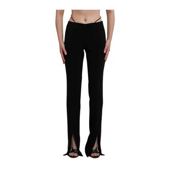 Dsquared2 Icon Strap Hose mit Rei&szlig;verschluss - - Trousers - Damen - Schwarzk - XS
