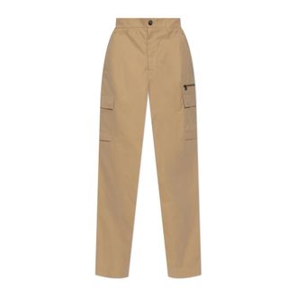 Versace Gabardine Cargo Hose - - Trousers - Herren - Beige - L