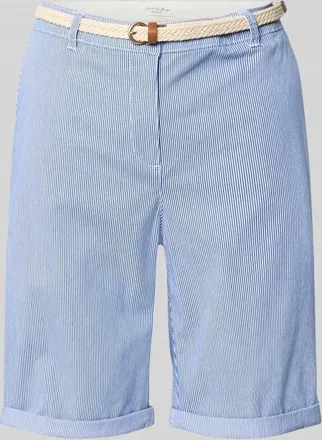 Christian Berg Chino-Bermudas mit G&uuml;rtel