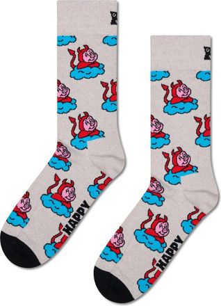 Happy Socks Socken mit Stretch und Devil-Pig Motiven in
