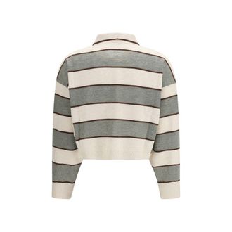 Brunello Cucinelli Womens Multicolor Wool Oves Aries T-Shirt