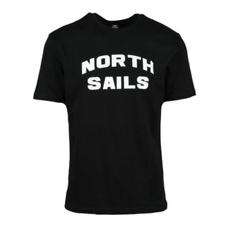 North Sails Baumwoll T-shirt - - Tops - Herren - Schwarzk - L
