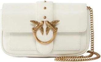 Pinko Pinko, Femme, Sacs, Blanc, Taille: ONE Size Love One Pocket