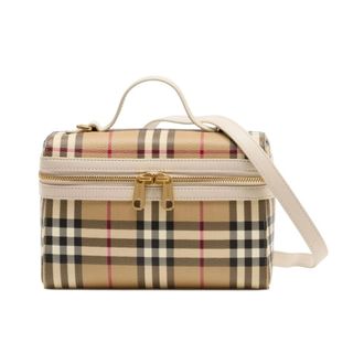 Burberry Femme, Sacs, Multicolore, Taille: ONE Size Check Vanity Bag