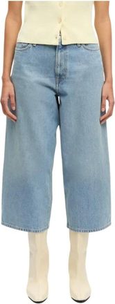 Sams&oslash;e & Sams&oslash;e Femme, Jeans, Bleu, Taille: W27 Saharper Culotte
