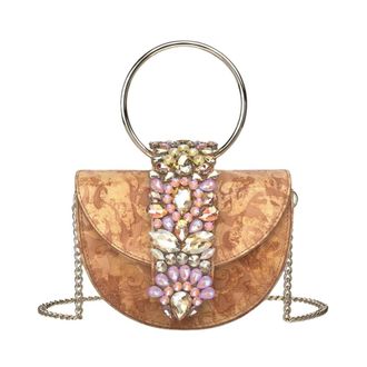 Alma En Pena Halbmond Juwelenbeutel - - Bags - Damen - Beige - ONE SIZE