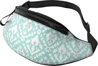 Generic Mode Schultertaschen Marokkanisches Gittermuster Brusttasche Schultertaschen H&uuml;fttasche F&uuml;r Spazieren Wandern Camping 14X35Cm