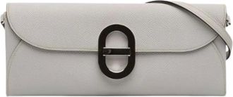 Herm&egrave;s Sac bandouli&egrave;re Pre-owned - Femme - Pre-owned - Gris - Taille: ONE Size