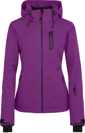 Bergson Nice Light | Damen Skijacke & Outdoorjacke, gef&uuml;ttert, 20000 mm Wassers&auml;ule, Sparkling Grape [410], 48 - Damen