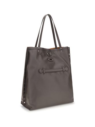 Zanellato Womens Aspasso Saeta Shoulder Bag Brown Marengo Calf Leather Bos Taurus