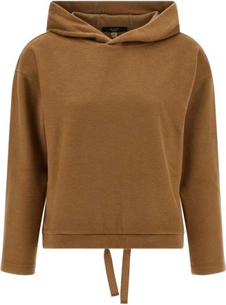 Max Mara Femme, Sweatshirts et sweats &agrave; capuche, Brun, Taille: 42 FR Oscuri Hooded SweaT-shirt
