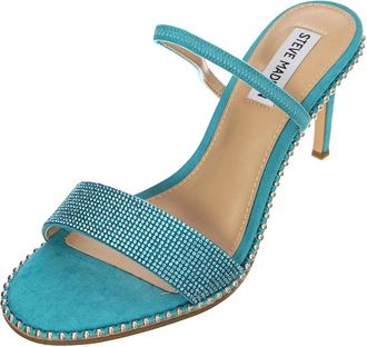 Steve Madden Femme, Chaussures, Bleu, Taille: 35 1/2 EU Mules &agrave; talons