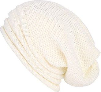 Generic Bonnet chaud en laine pour homme et femme - Casquette de baseball padre, blanc, Taille unique