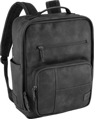 Camel Active Laos Herren Rucksack Backpack, 13 L Schwarz