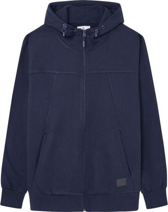 Springfield Herren Cut-and-sew Sweatshirt Hoodie, Dark_Blue, L