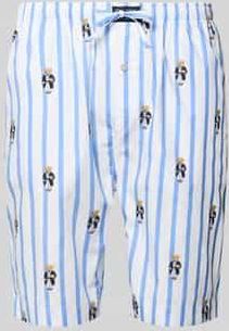 Ralph Lauren Pyjamashorts mit Tunnelzug aus reiner Baumwolle